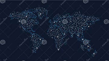 Shiny world map stock vector. Illustration of worldwide - 137794049