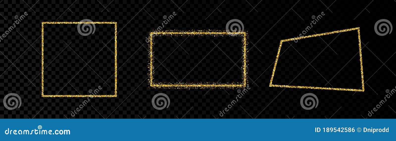 Set Of Three Trapezoid Shape Frames Cartoon Vector | CartoonDealer.com ...