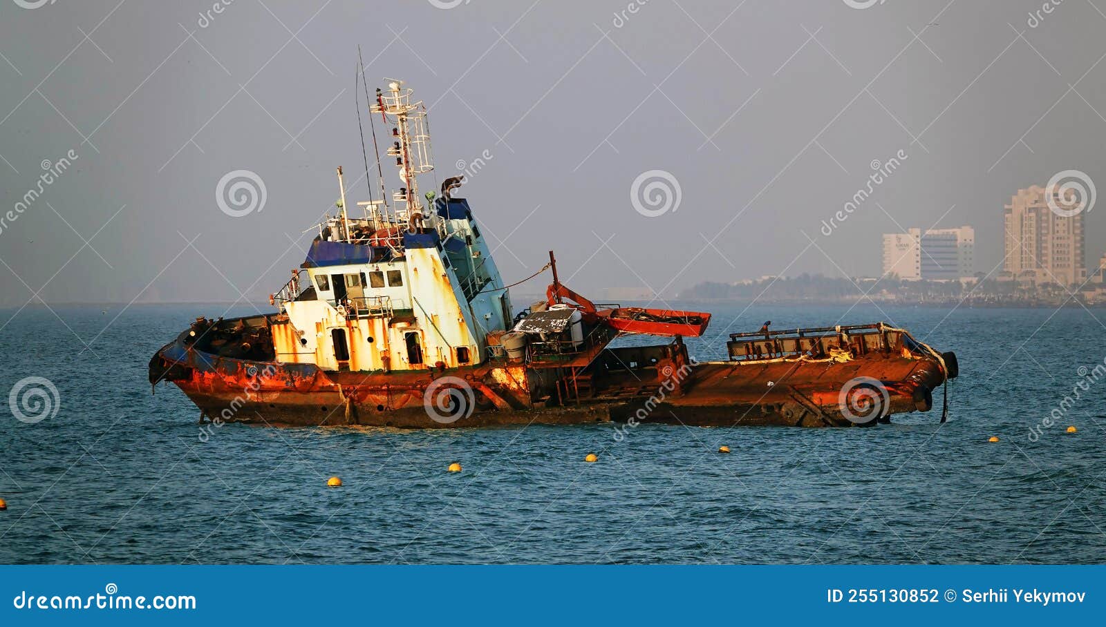 Ship Aground Near the Shore Stock Photo - Image of beach, tourists ...
