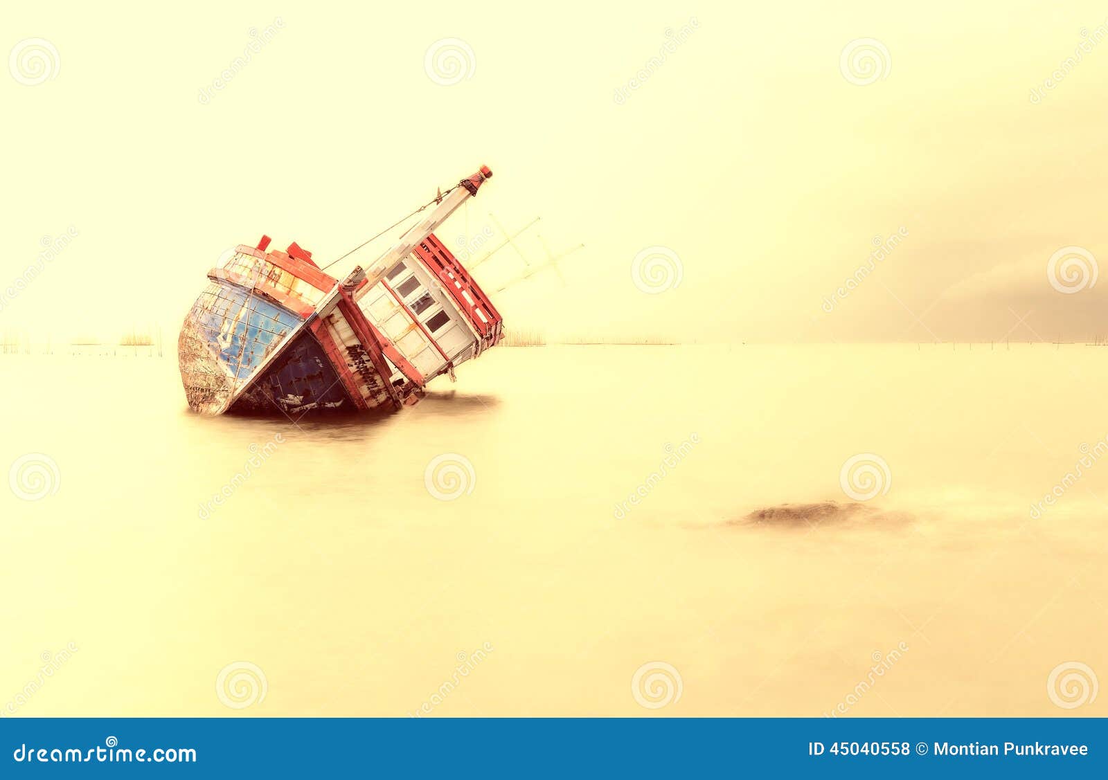 Ship aground stock photo. Image of bridge, clear, rusty - 45040558