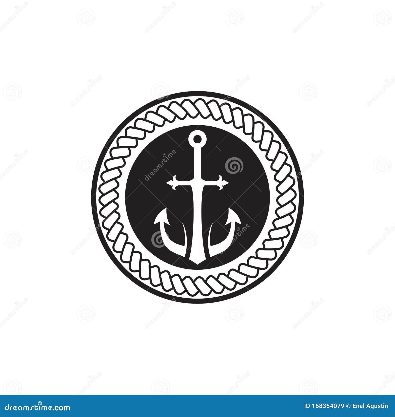 Ship Anchor Logo Design Vector Illustration Template Stock Vector ... Ship Anchor Logo Design Vector Illustration Template Stock Vector ...