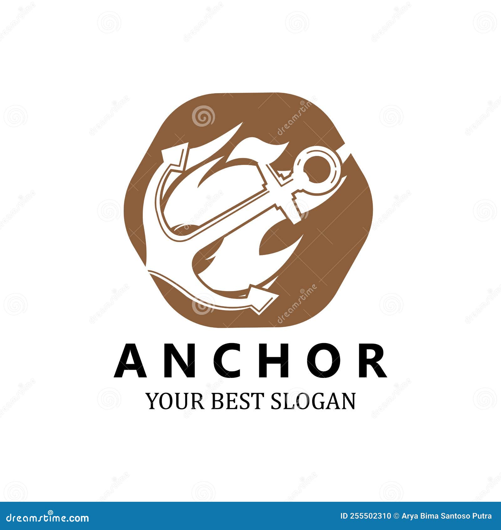 Ship Anchor Logo Icon Vector, Port, Retro Design Illustration Stock ...