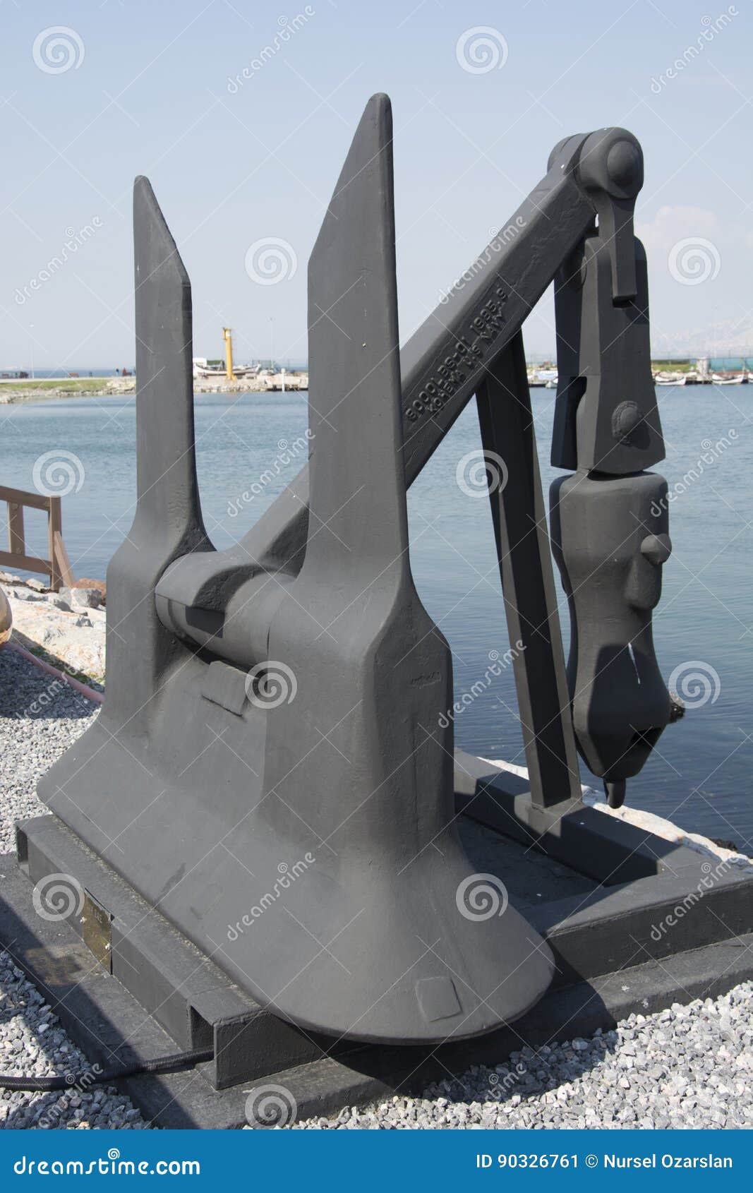 Ship anchor stock image. Image of weapon, naval, army - 90326761