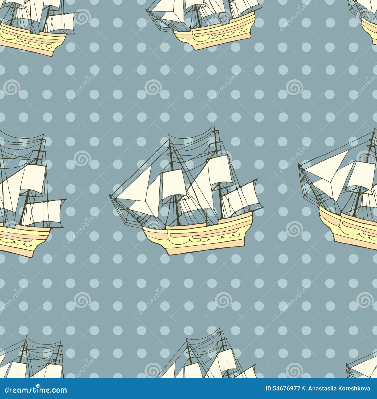 Ship Background, Seamless Pattern. Stock Vector - Illustration of boat ...
