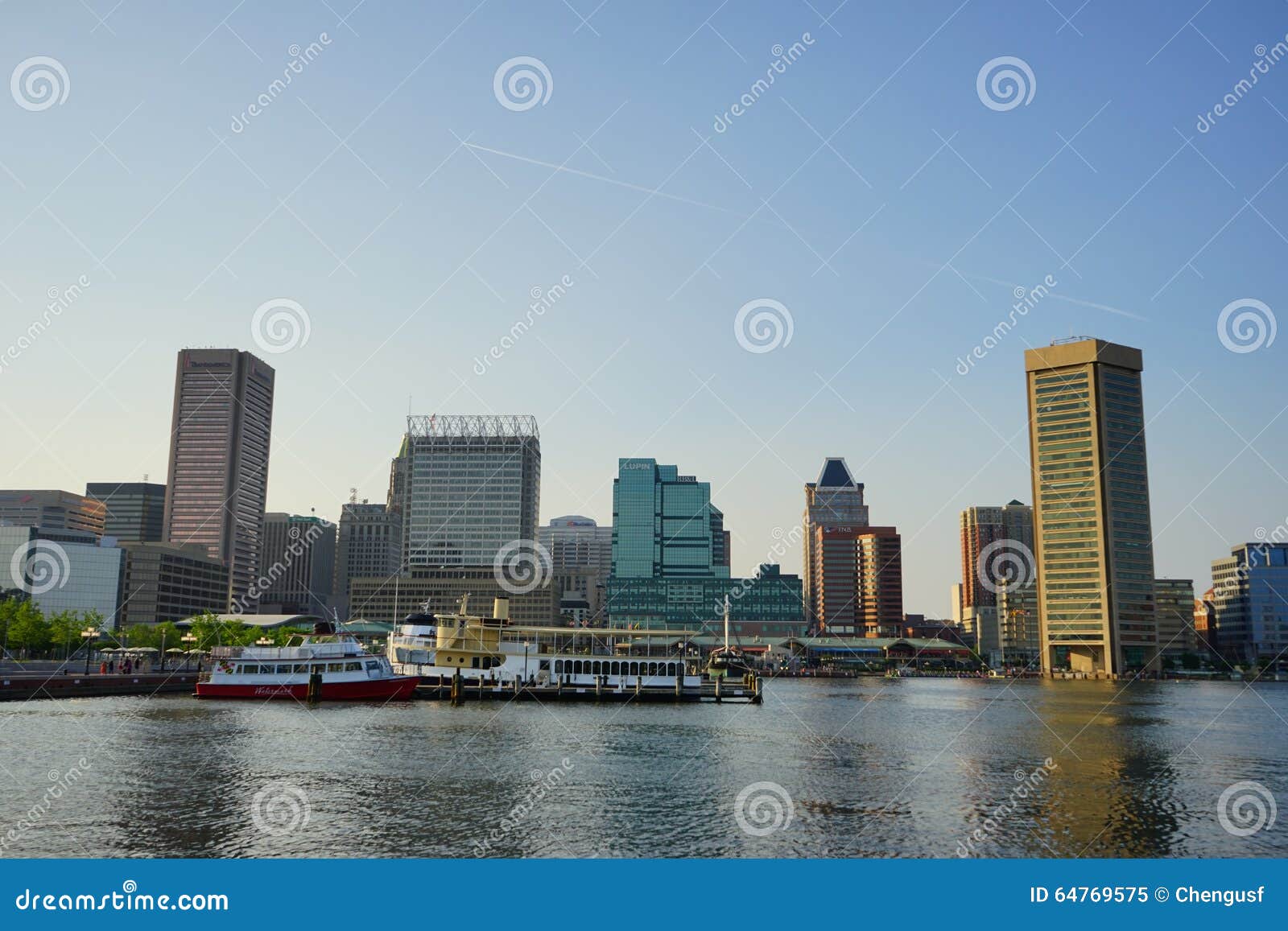 Ship in Baltimore Inner Harbor Editorial Image - Image of harbor ...