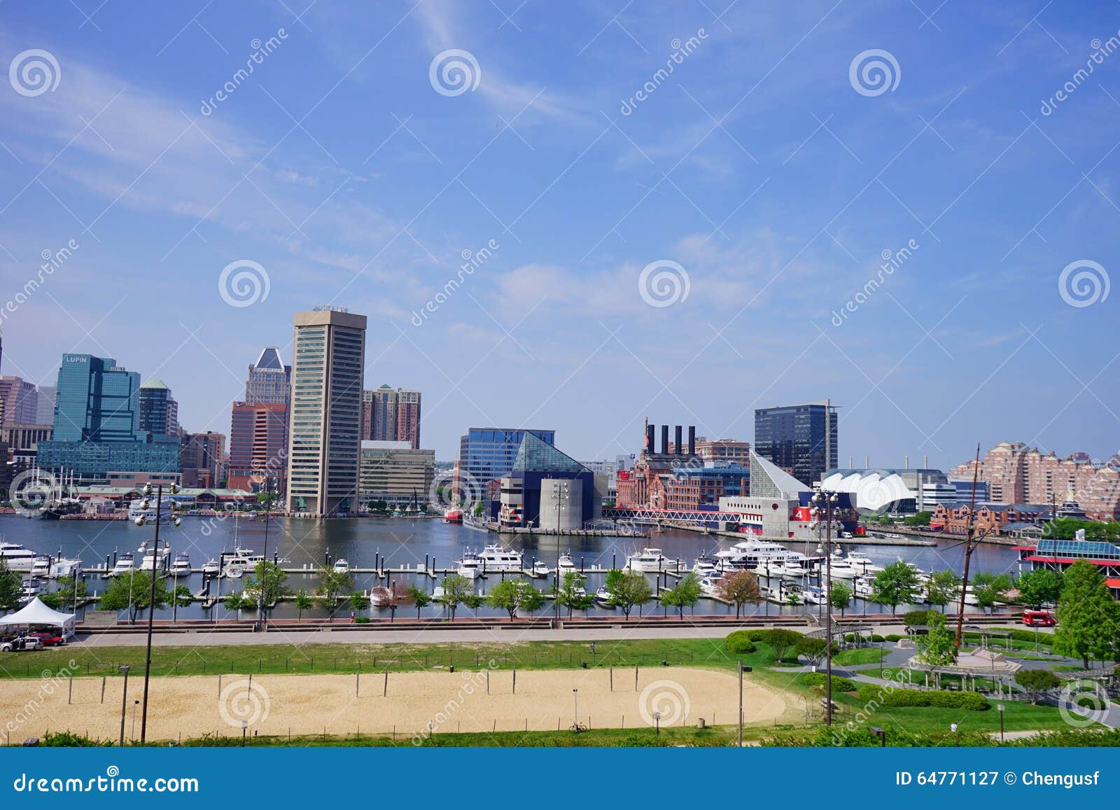 Ship in Baltimore Inner Harbor Editorial Photography - Image of ...