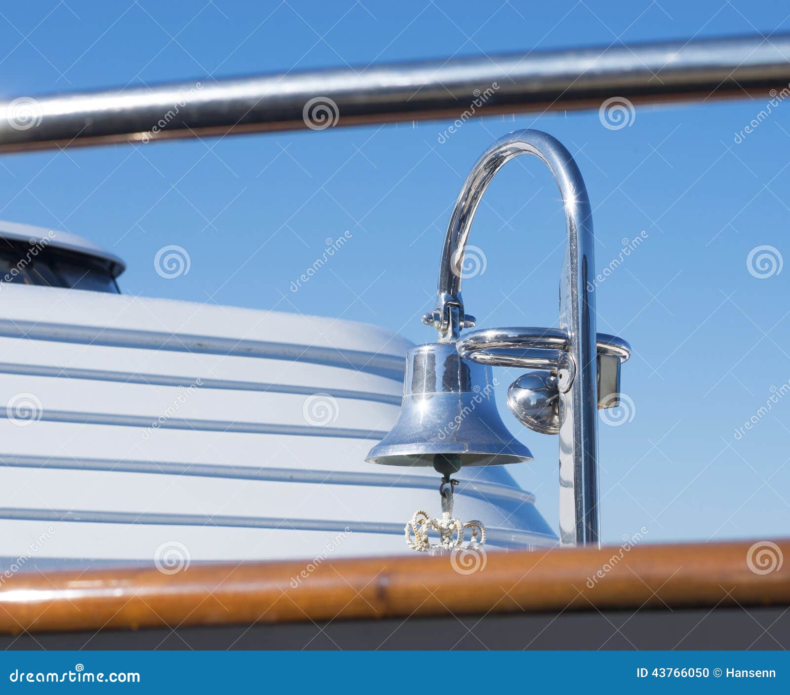 Ship bell stock photo. Image of rigging, piloting, ropes - 43766050