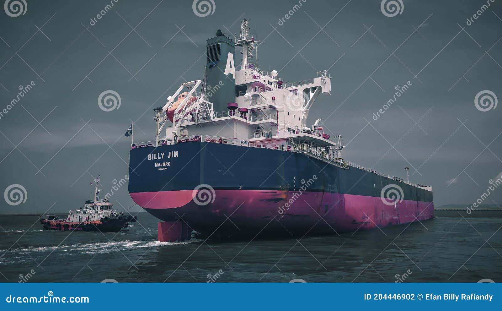 A Ship Berthed at the Port of Ciwandan Editorial Photography - Image of ...