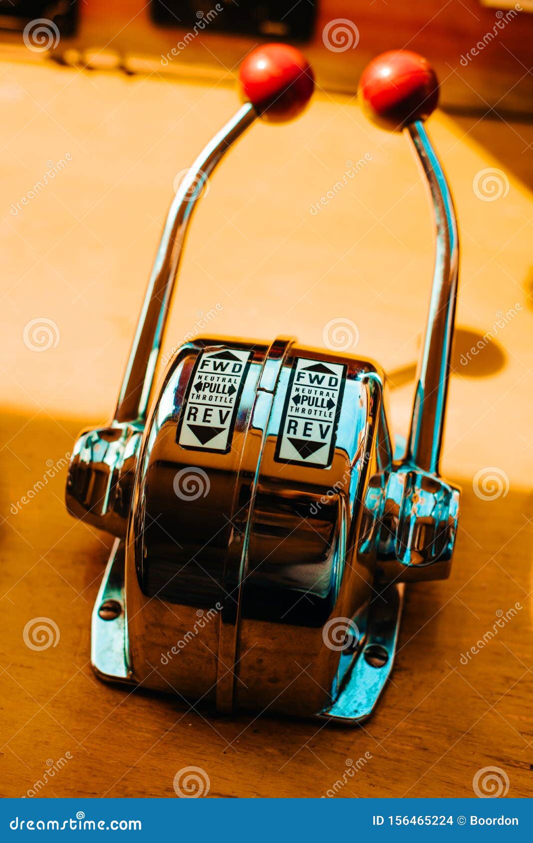 Ship Boat Control Lever on Wood Background Stock Photo - Image of boat ...