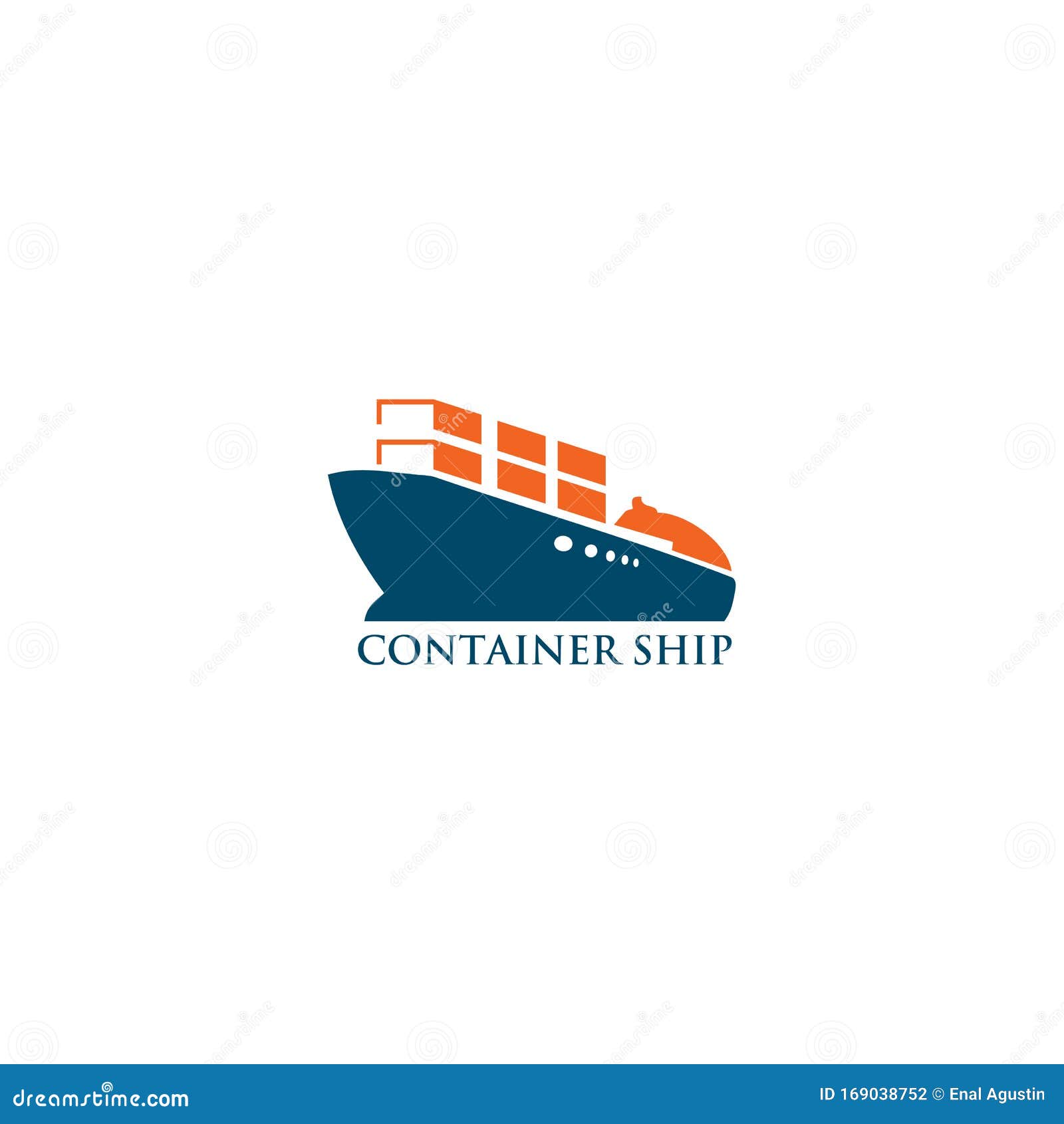 Ship Boat Logo Design Vector Template Stock Vector - Illustration of ...