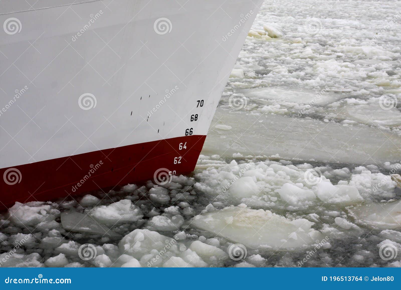 Ship breaking the ice stock photo. Image of breaking - 196513764