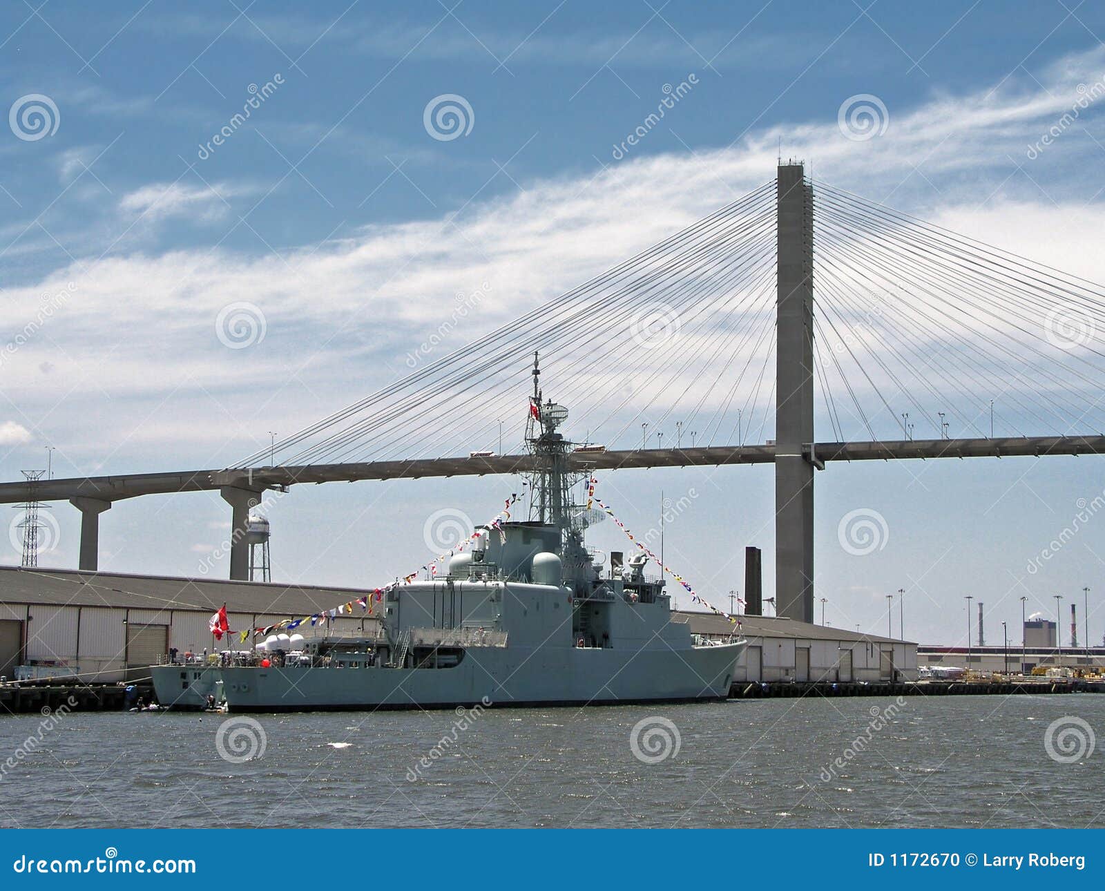 Ship & bridge stock photo. Image of transportation - 1172670