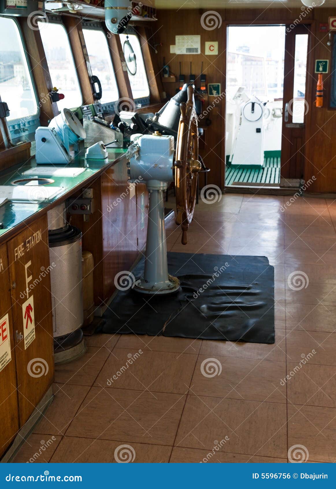 Ship bridge stock photo. Image of maritime, handling, conning - 5596756