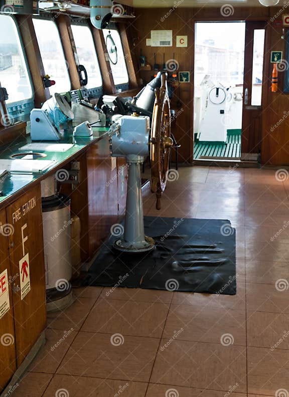 Ship bridge stock photo. Image of maritime, handling, conning - 5596756
