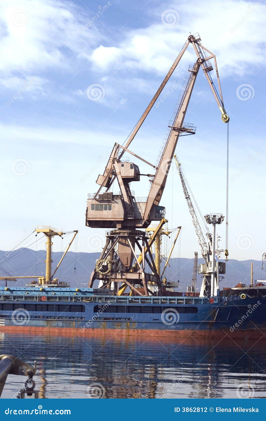 Ship Building stock photo. Image of trade, machine, quayside - 3862812