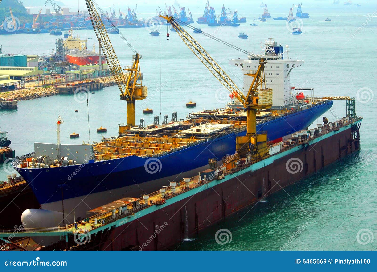 Ship building stock image. Image of logistics, export - 6465669
