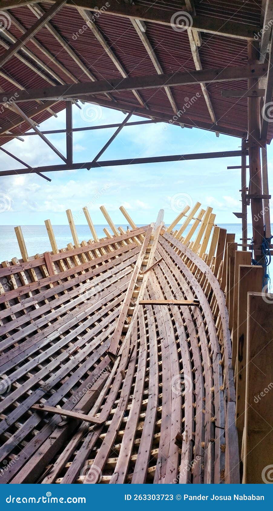 Ship building process stock image. Image of sail, process - 263303723