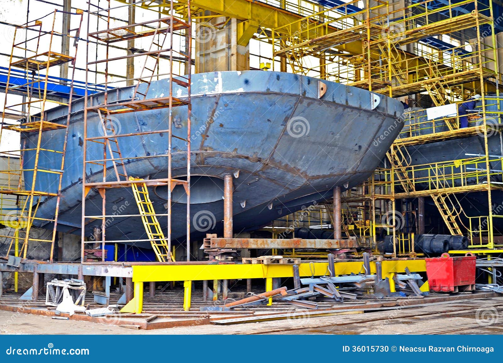 Ship building stock photo. Image of harbor, nautical - 36015730