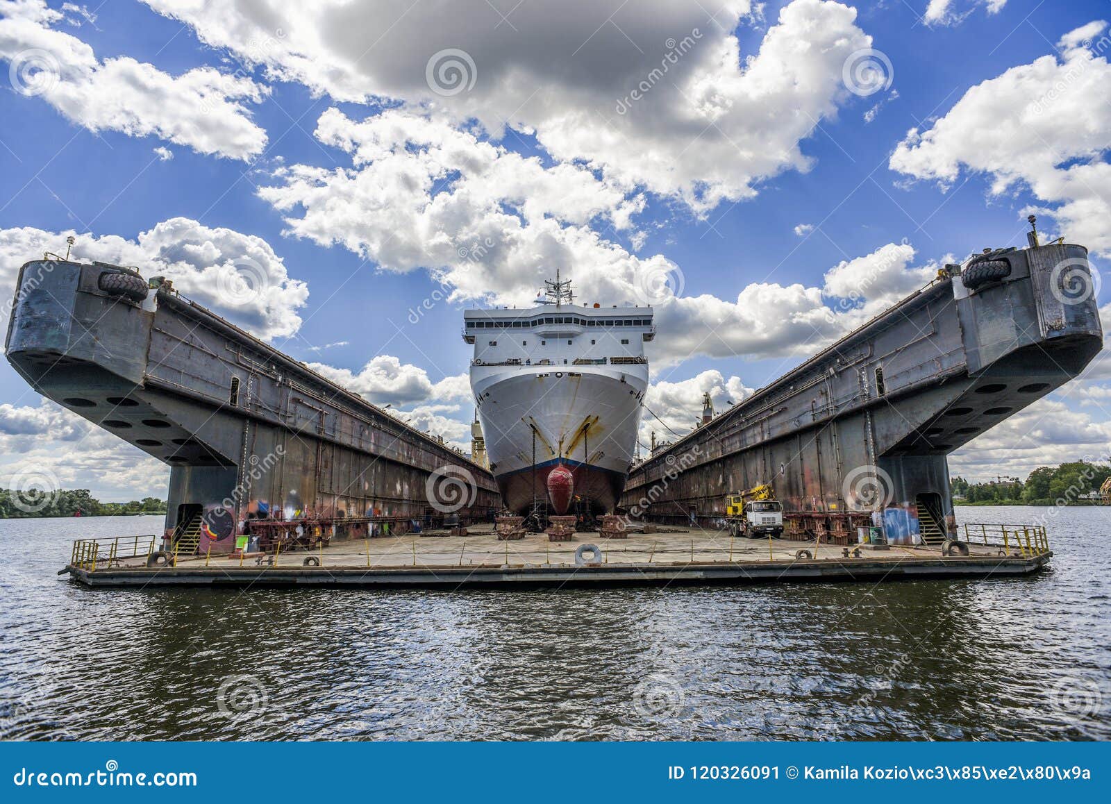 Ship Built in the Shipyard.Ship Built in the Shipyard. Stock Image ...