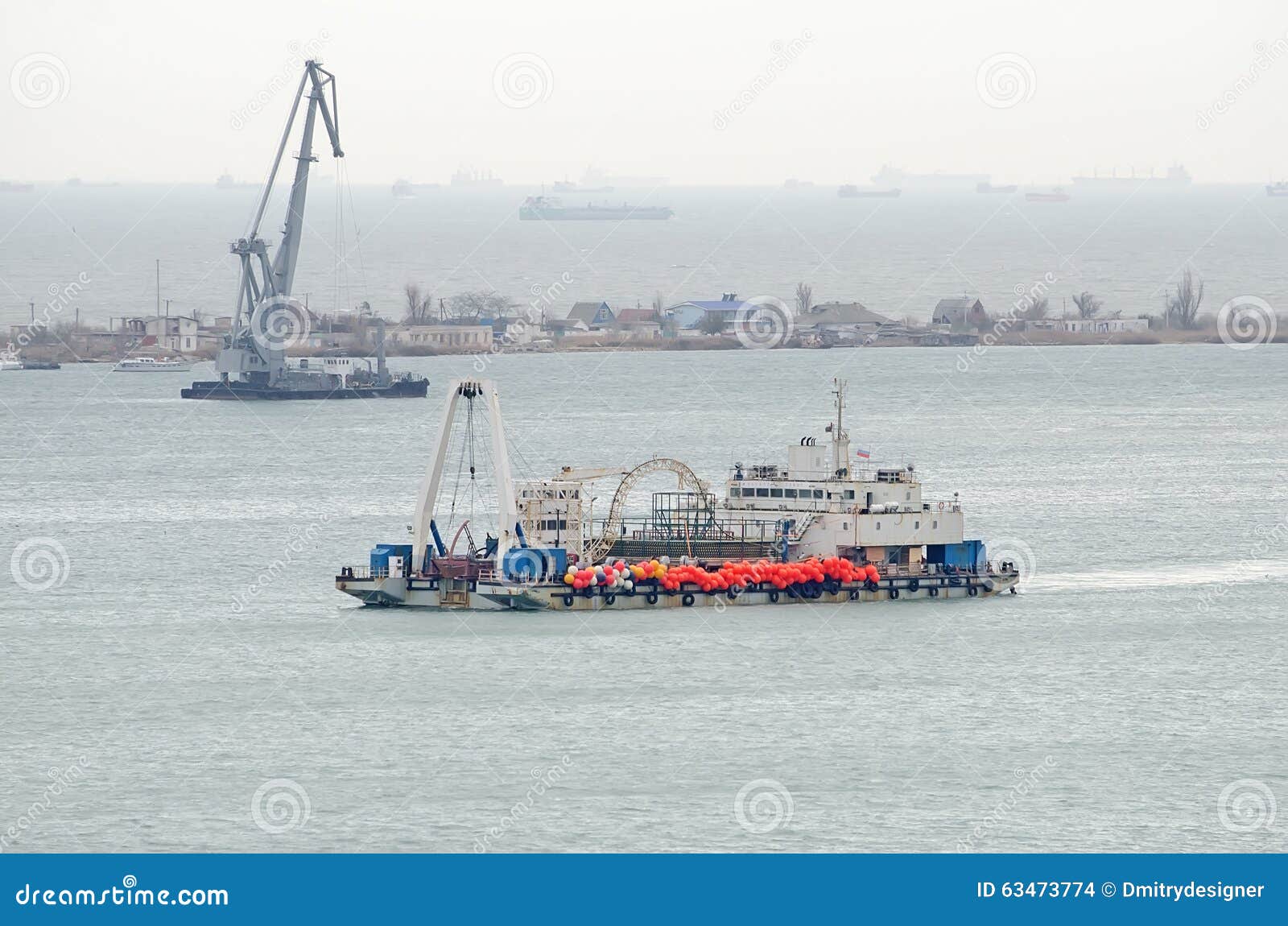 Ship cable layer stock photo. Image of ship, bridge, wire - 63473774