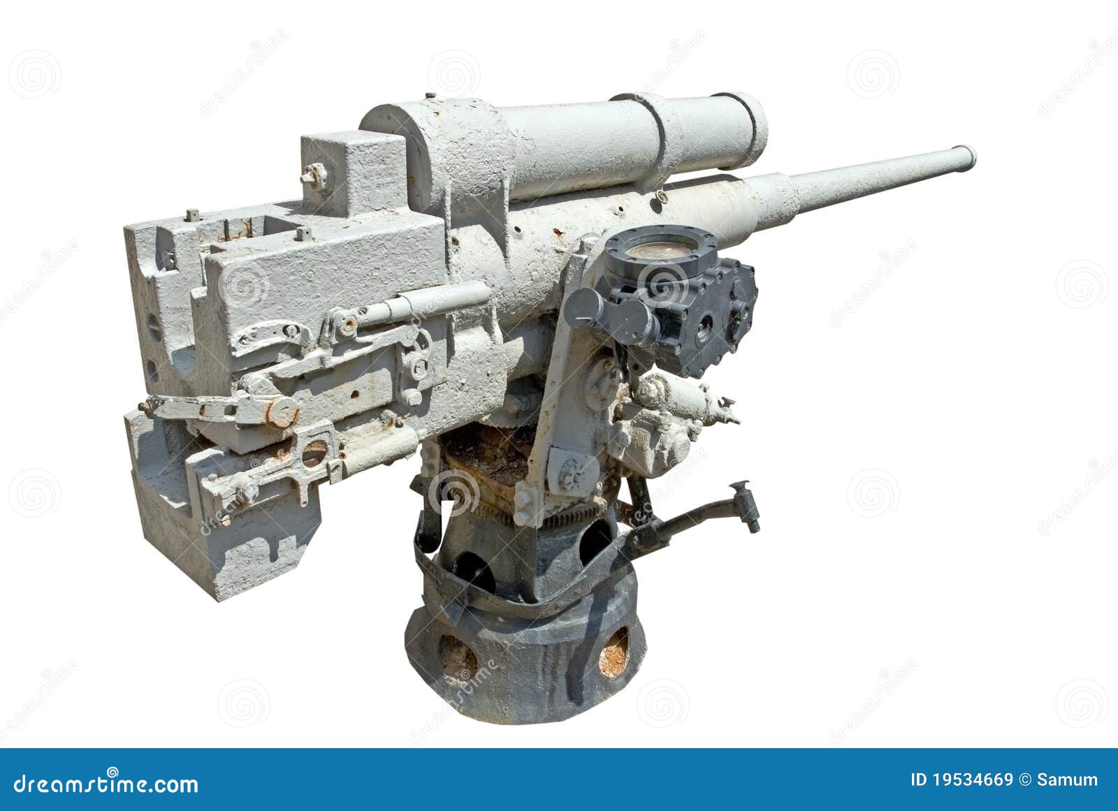 Ship cannon stock image. Image of rusty, tower, iron - 19534669