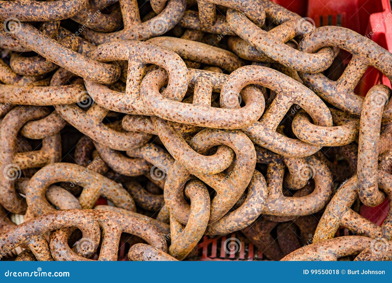 Ship chain rusting stock photo. Image of coastline, boat - 99550018