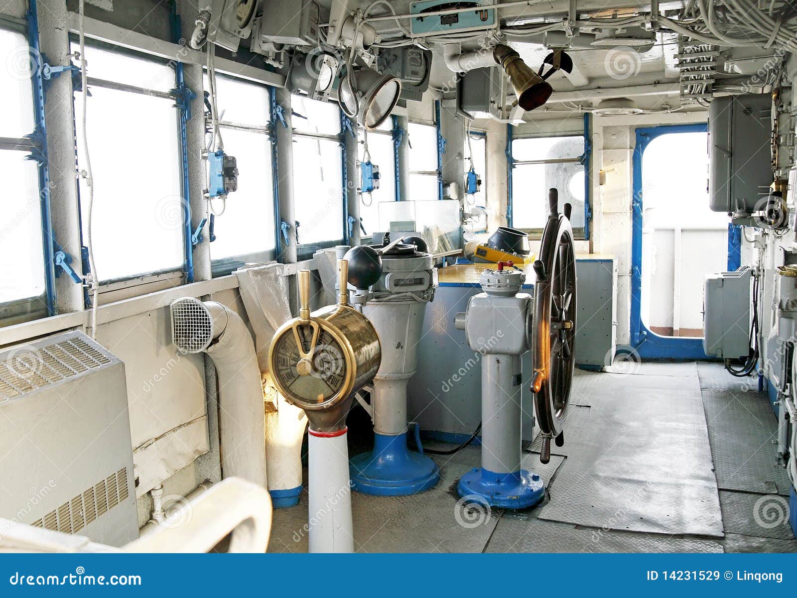 Ship cockpit stock image. Image of instruments, conceptual - 14231529