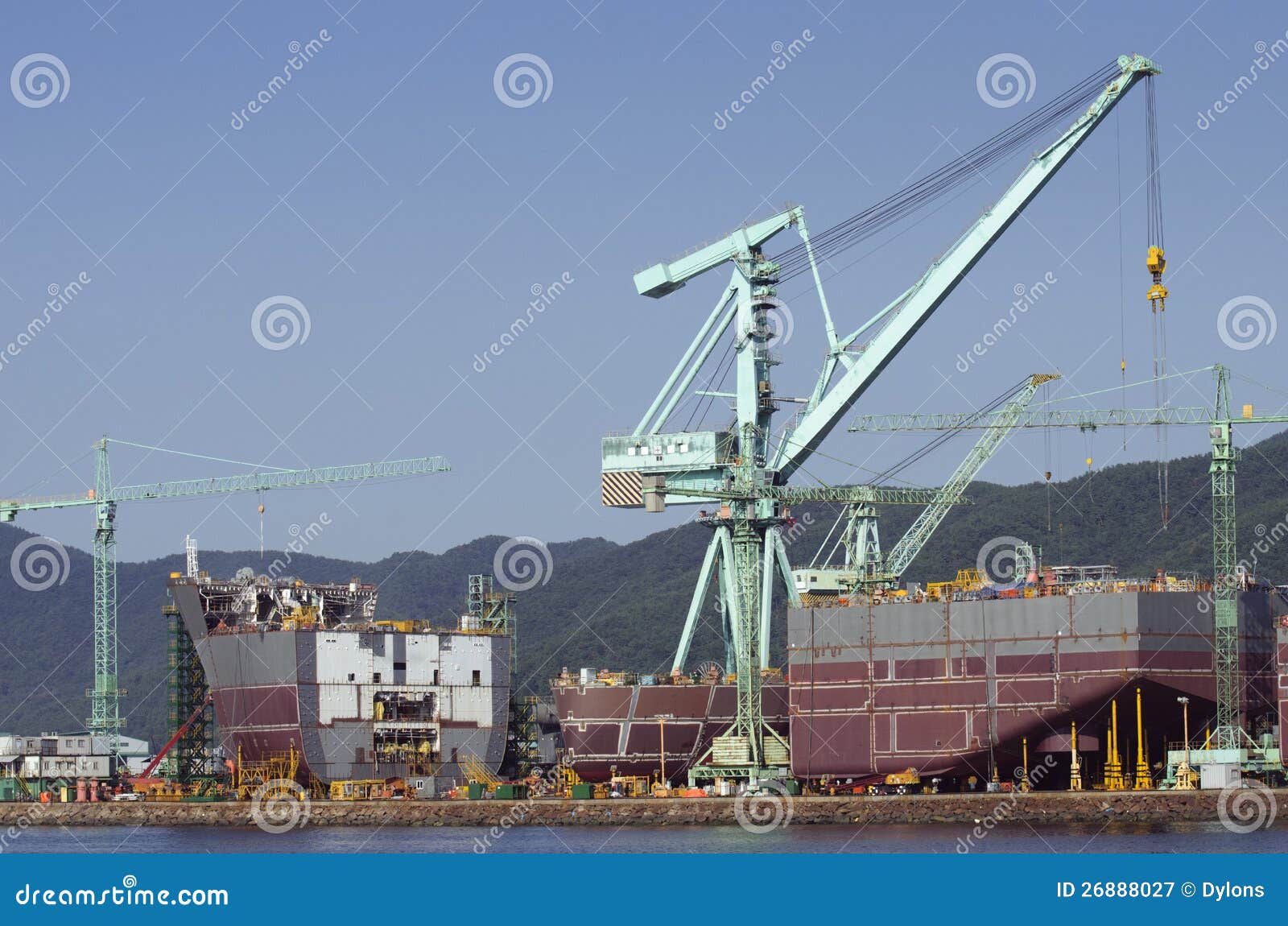 Ship in Construction stock image. Image of tanker, building - 26888027