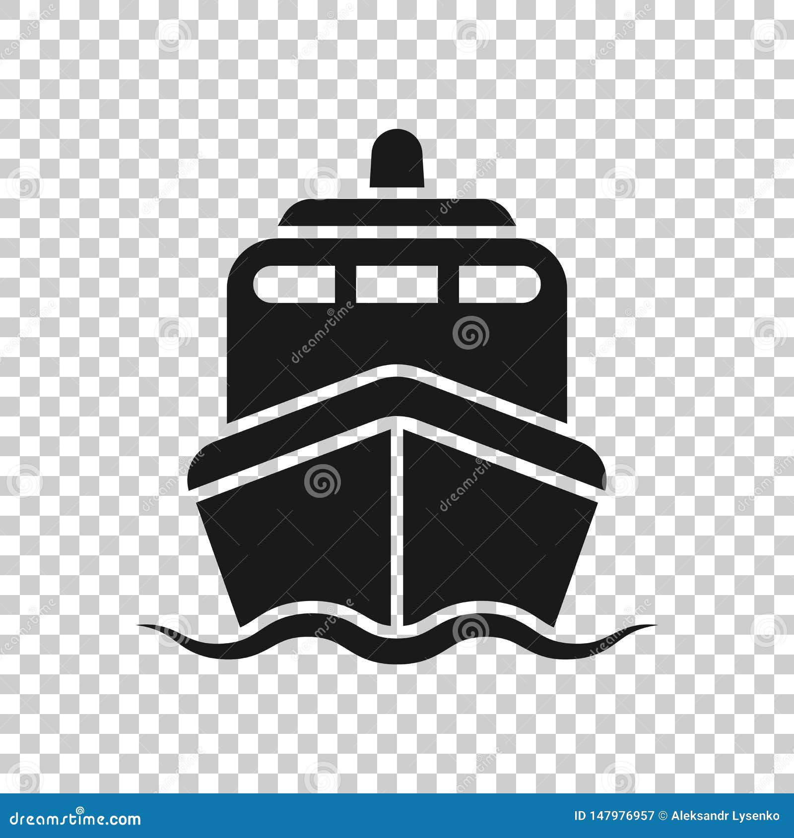 Ship Cruise Sign Icon in Transparent Style. Cargo Boat Vector ... Ship Cruise Sign Icon in Transparent Style. Cargo Boat Vector ...