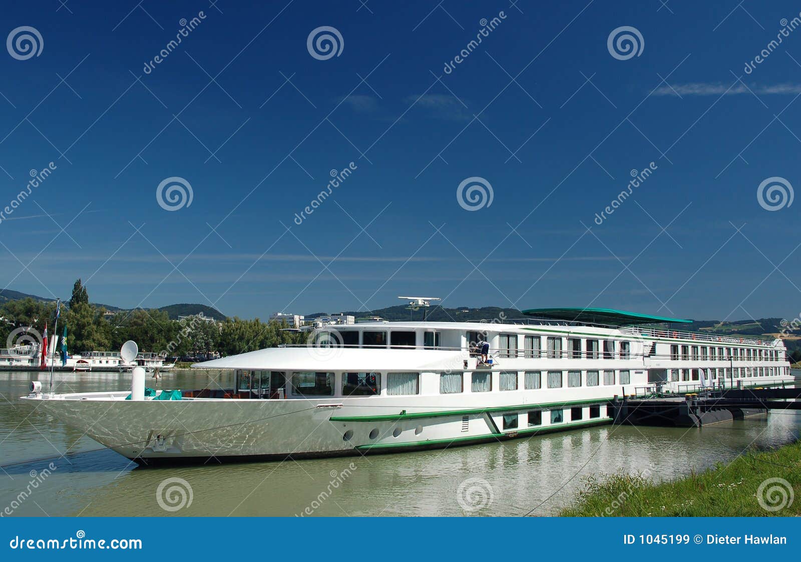 Ship on the Danube stock image. Image of trip, tourism - 1045199