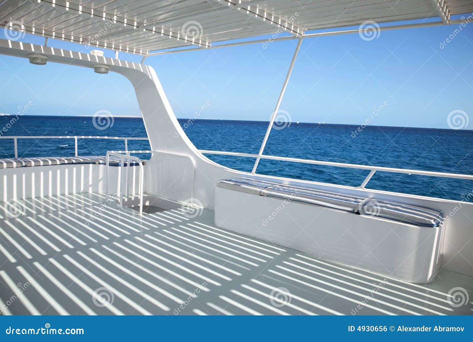 Ship deck stock photo. Image of luxury, boat, recreational - 4930656