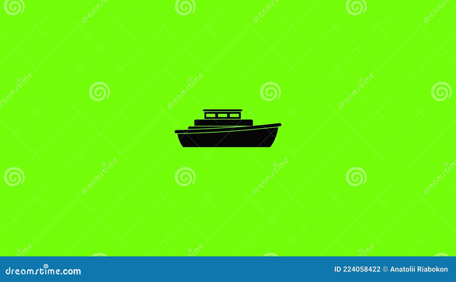 Ship design icon animation stock footage. Video of transportation ...