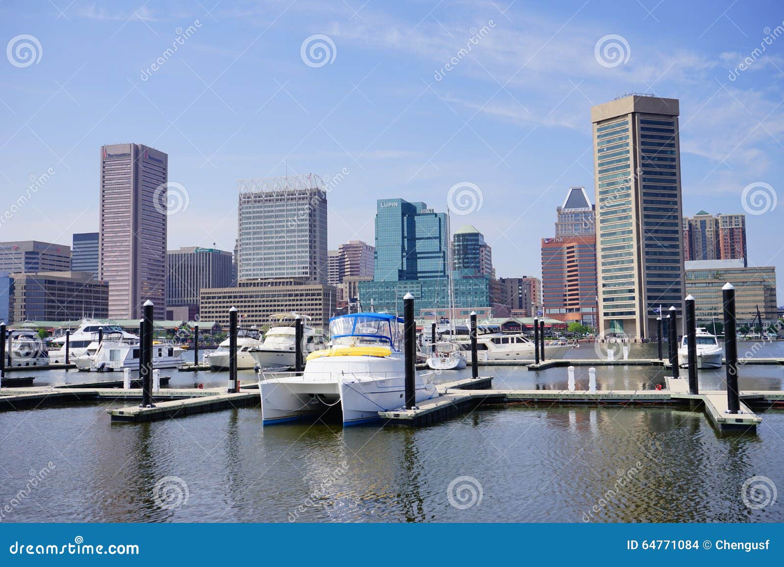 Ship Dock in Baltimore Inner Harbor Editorial Stock Image - Image of ...