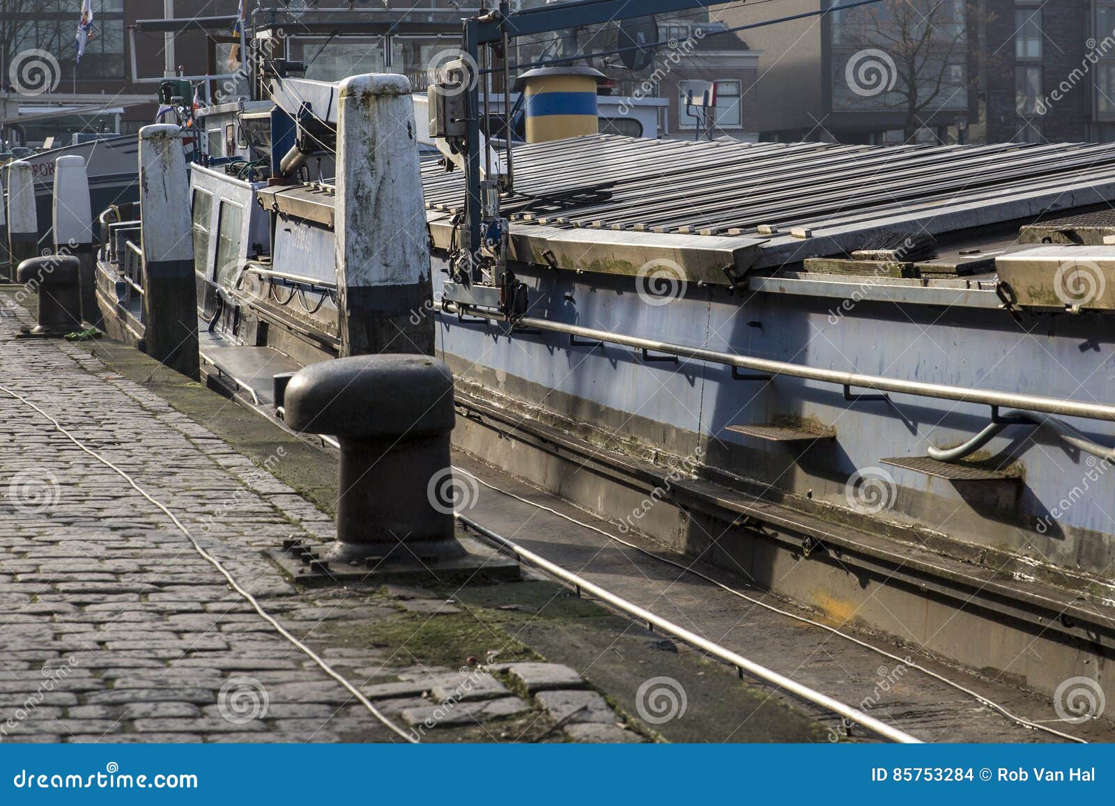 Ship docked in the harbour stock photo. Image of industry - 85753284