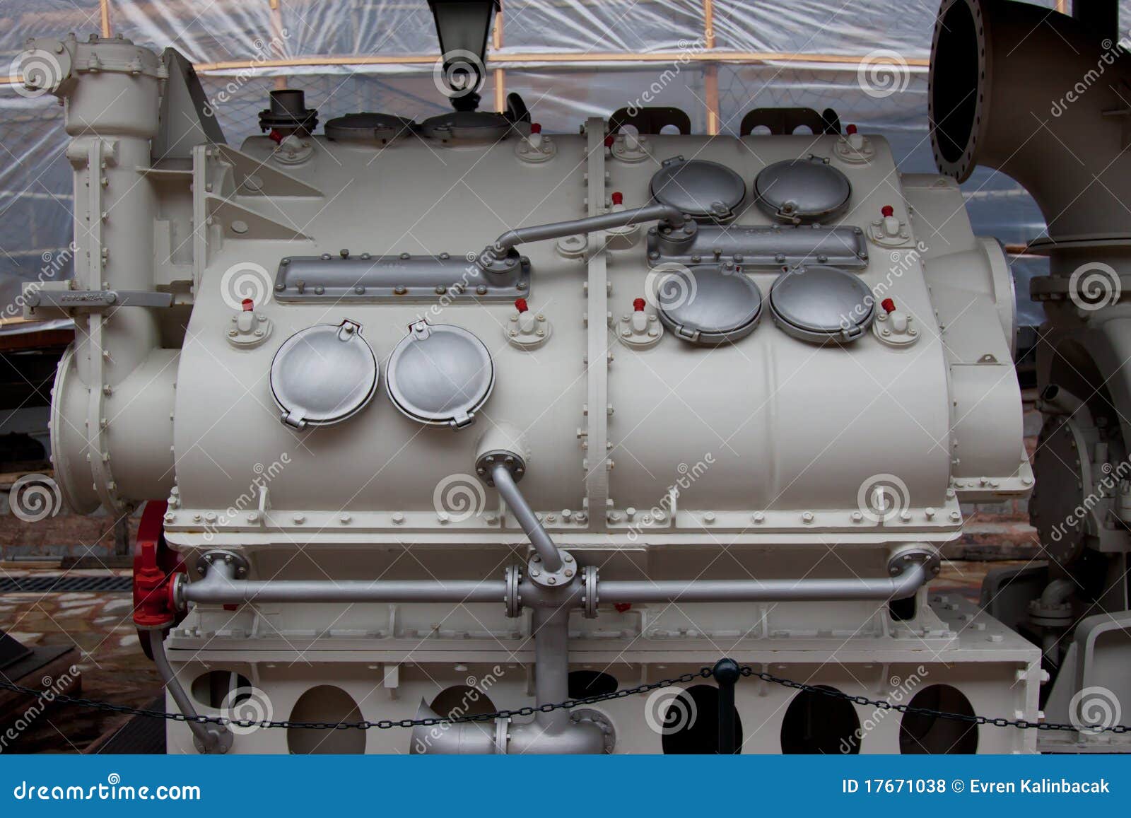 A ship engine editorial stock photo. Image of heavy, aboard - 17671038