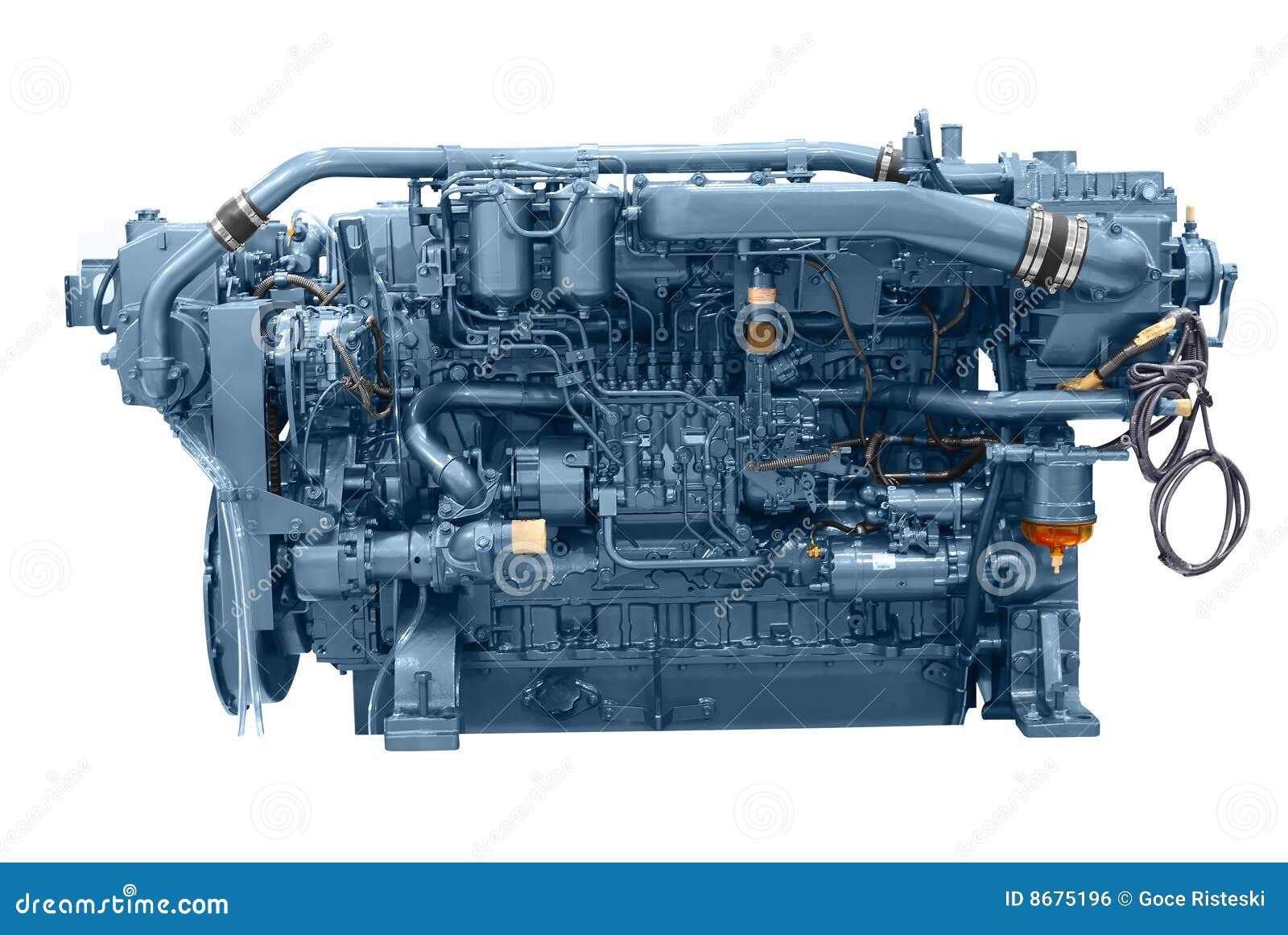 Ship engine stock photo. Image of steel, power, motor - 8675196