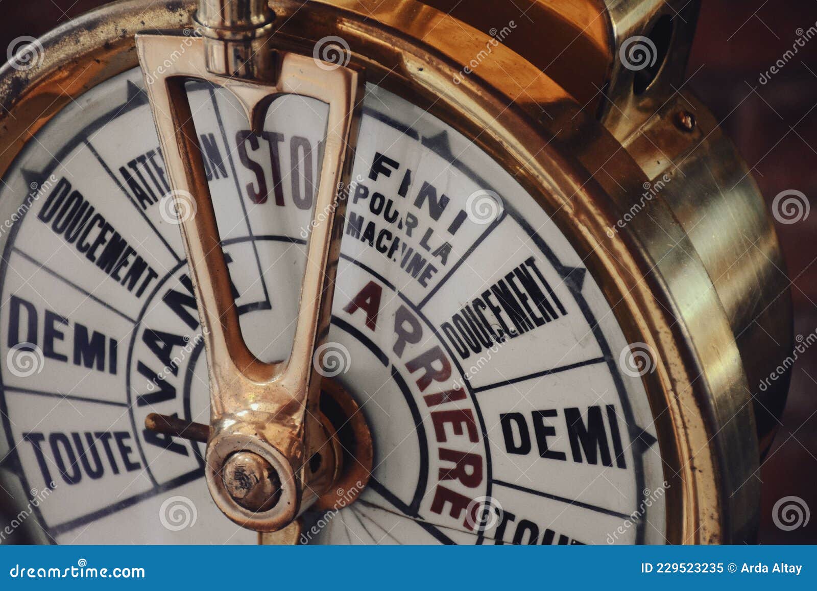 Ship Engine Control Throttle Lever Stock Image - Image of stop, engine ...