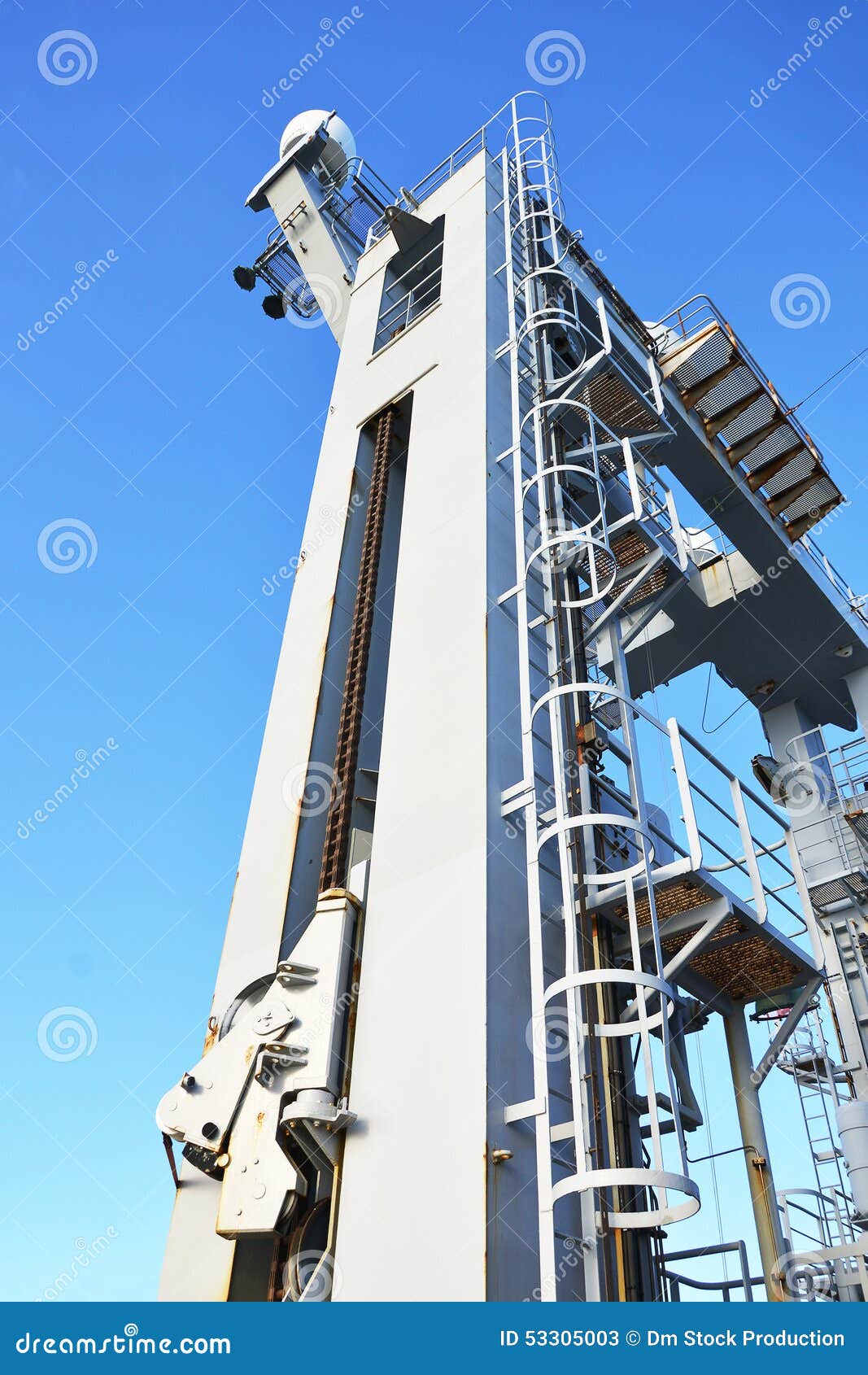 Ship equipment. stock image. Image of deployment, replenishment - 53305003