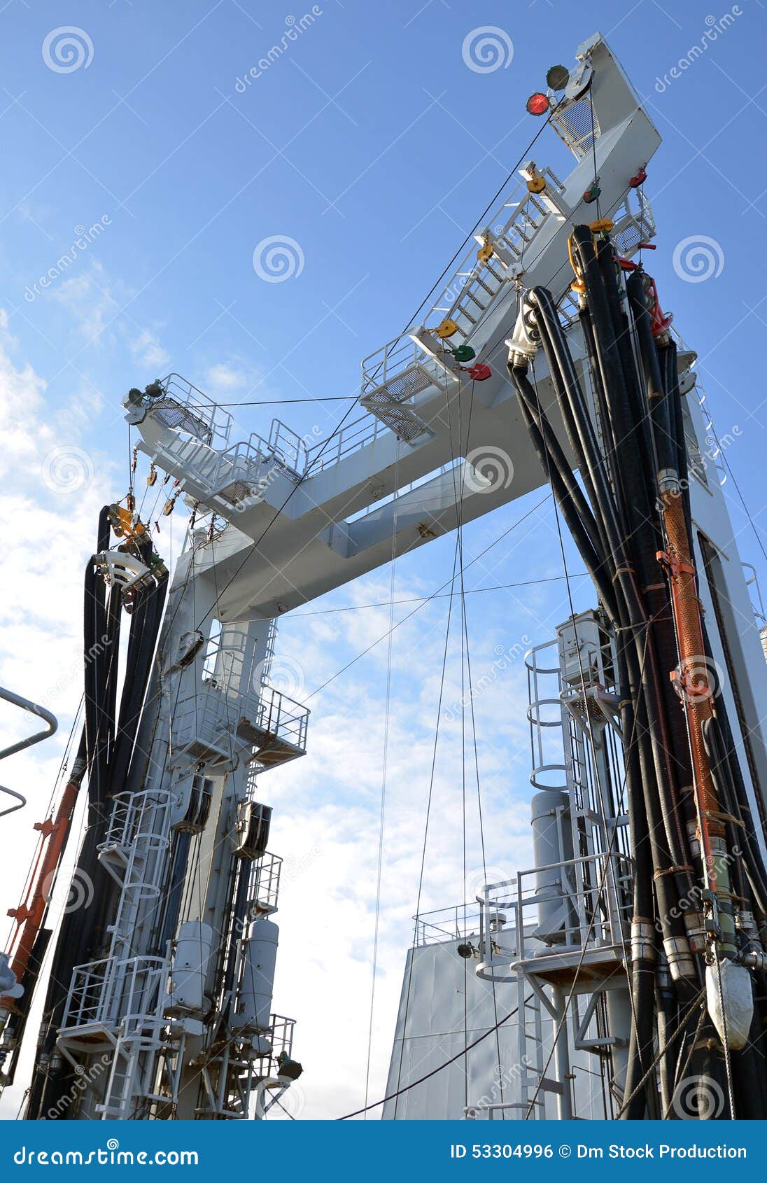 Ship equipment. stock photo. Image of deck, deployment - 53304996