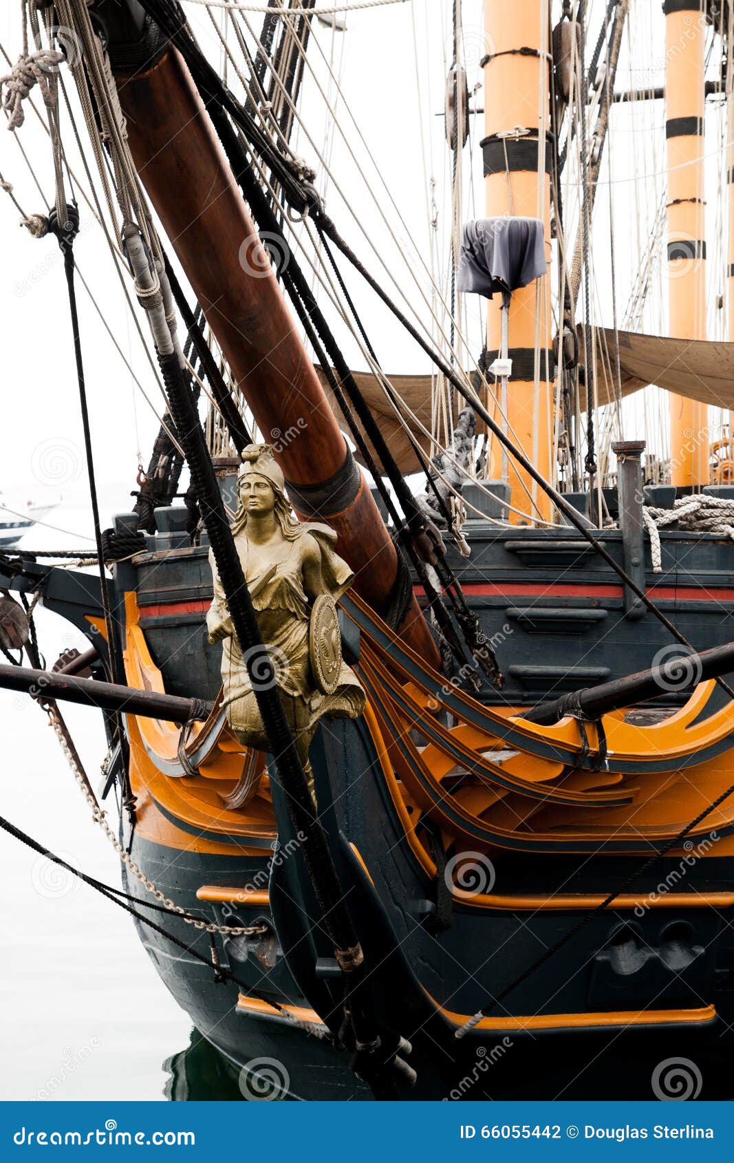 Ship Figurehead stock photo. Image of gold, shine, ship - 66055442