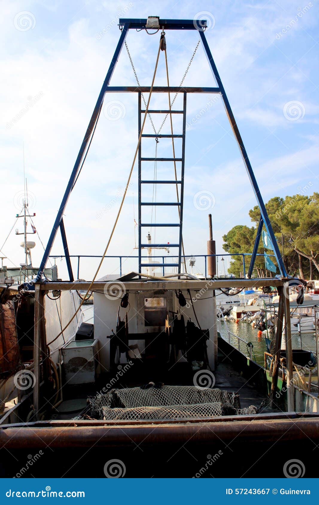 Ship stock image. Image of standing, fish, food, fishermans - 57243667
