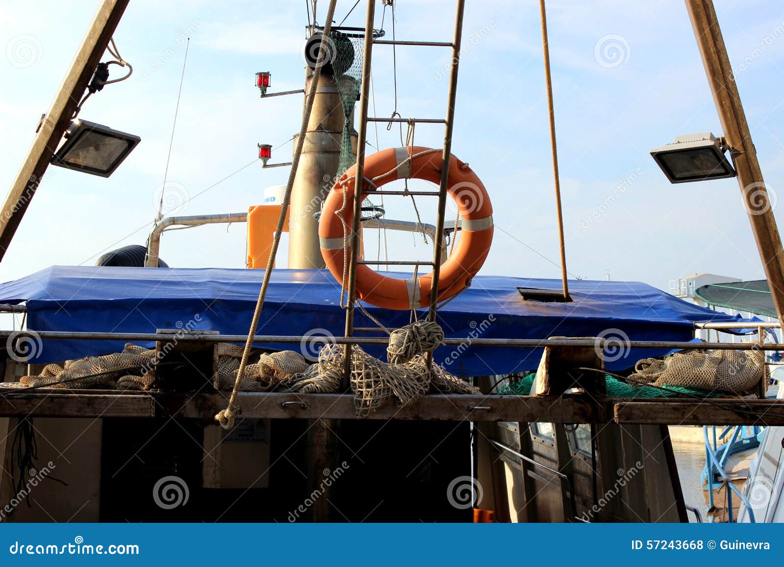 Ship stock photo. Image of food, standing, fishermans - 57243668