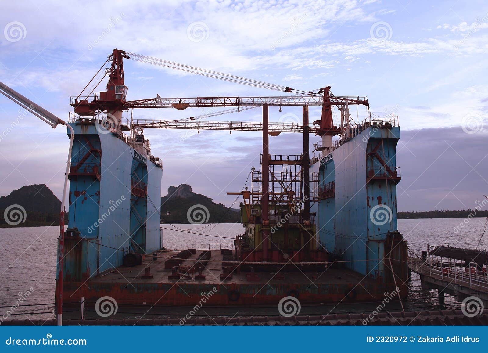 Ship - Floating dry dock stock photo. Image of ship, ships - 2320972
