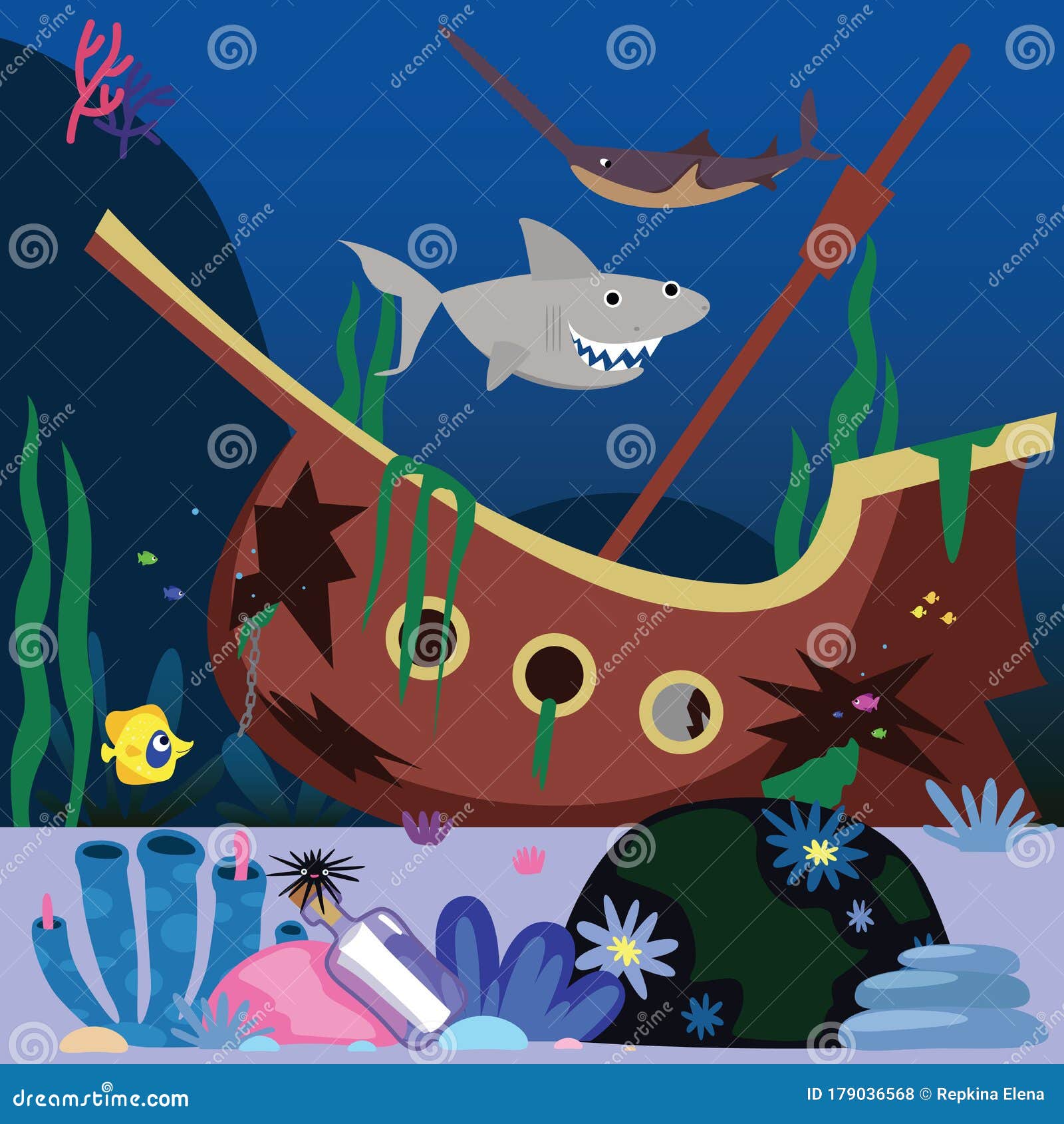 Ghost The Cartoon Fish