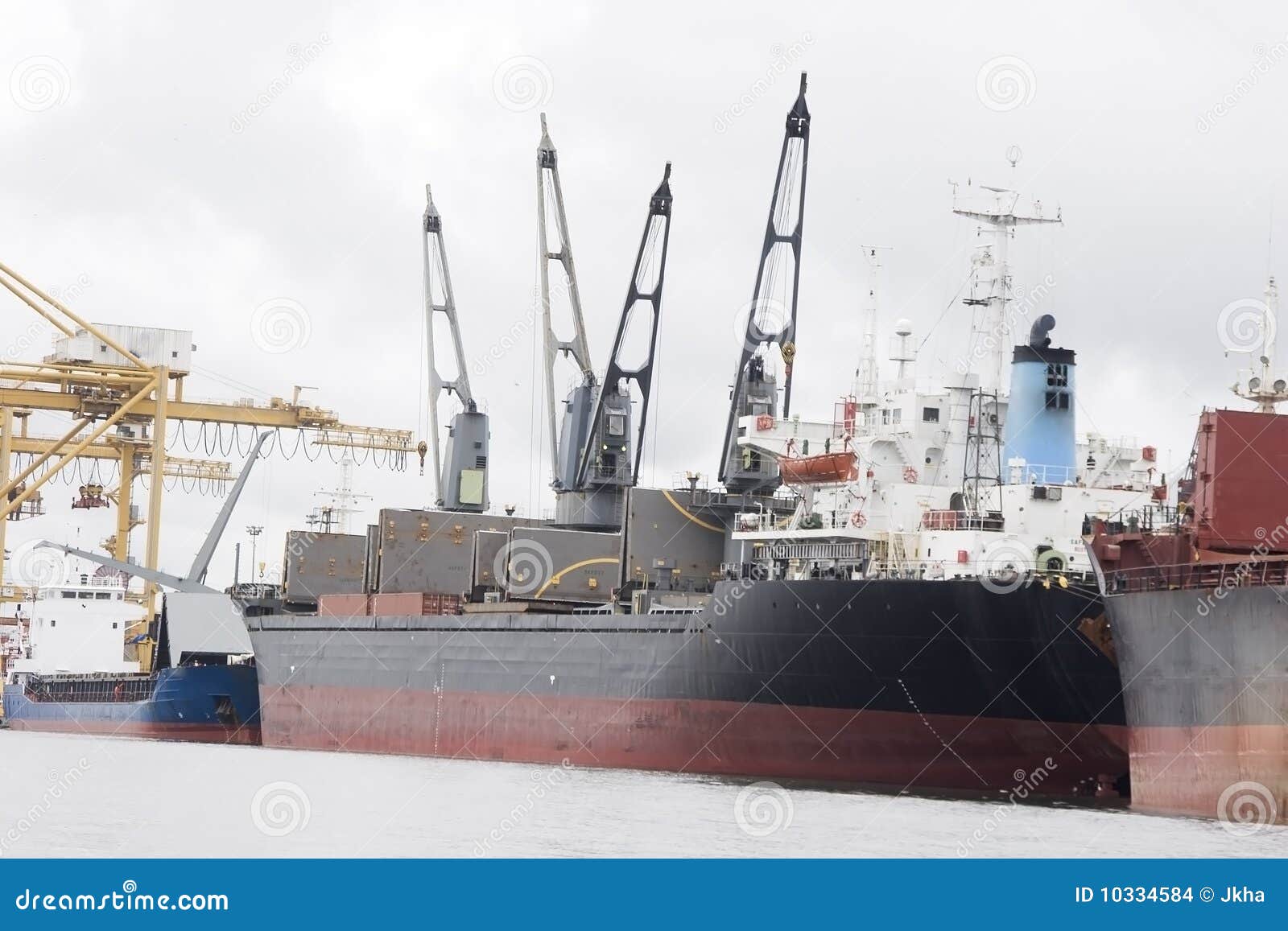 Ship, grain transport stock photo. Image of industry - 10334584