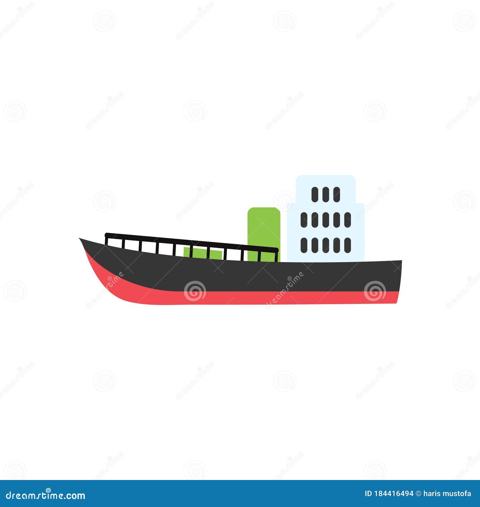 Ship Graphic Design Template Vector Isolated Stock Illustration ...