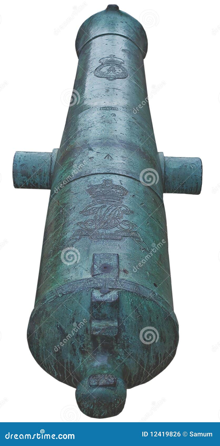Ship gun stock photo. Image of vessel, steel, ancient - 12419826