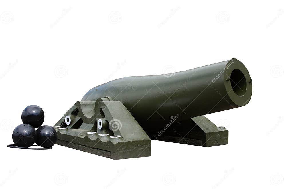 Ship gun stock image. Image of howitzer, exposition, aggression - 14723741