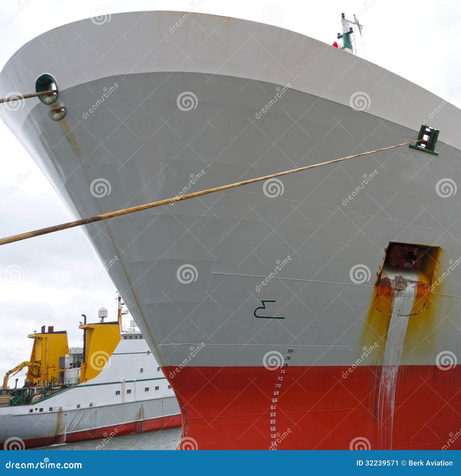 Ship in harbor stock image. Image of boulder, ship, coast - 32239571