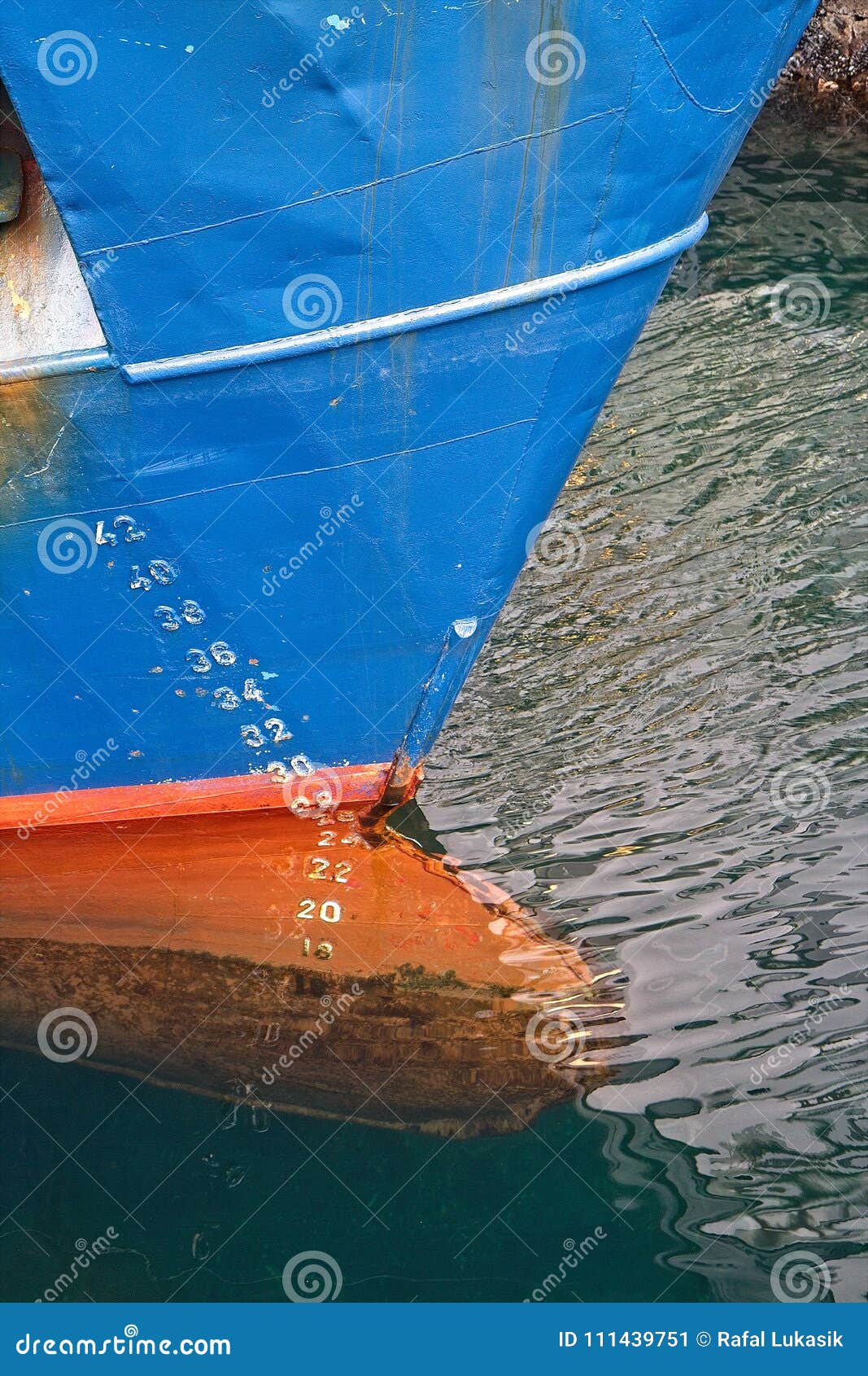 Ship in the harbor. stock image. Image of marine, draft - 111439751